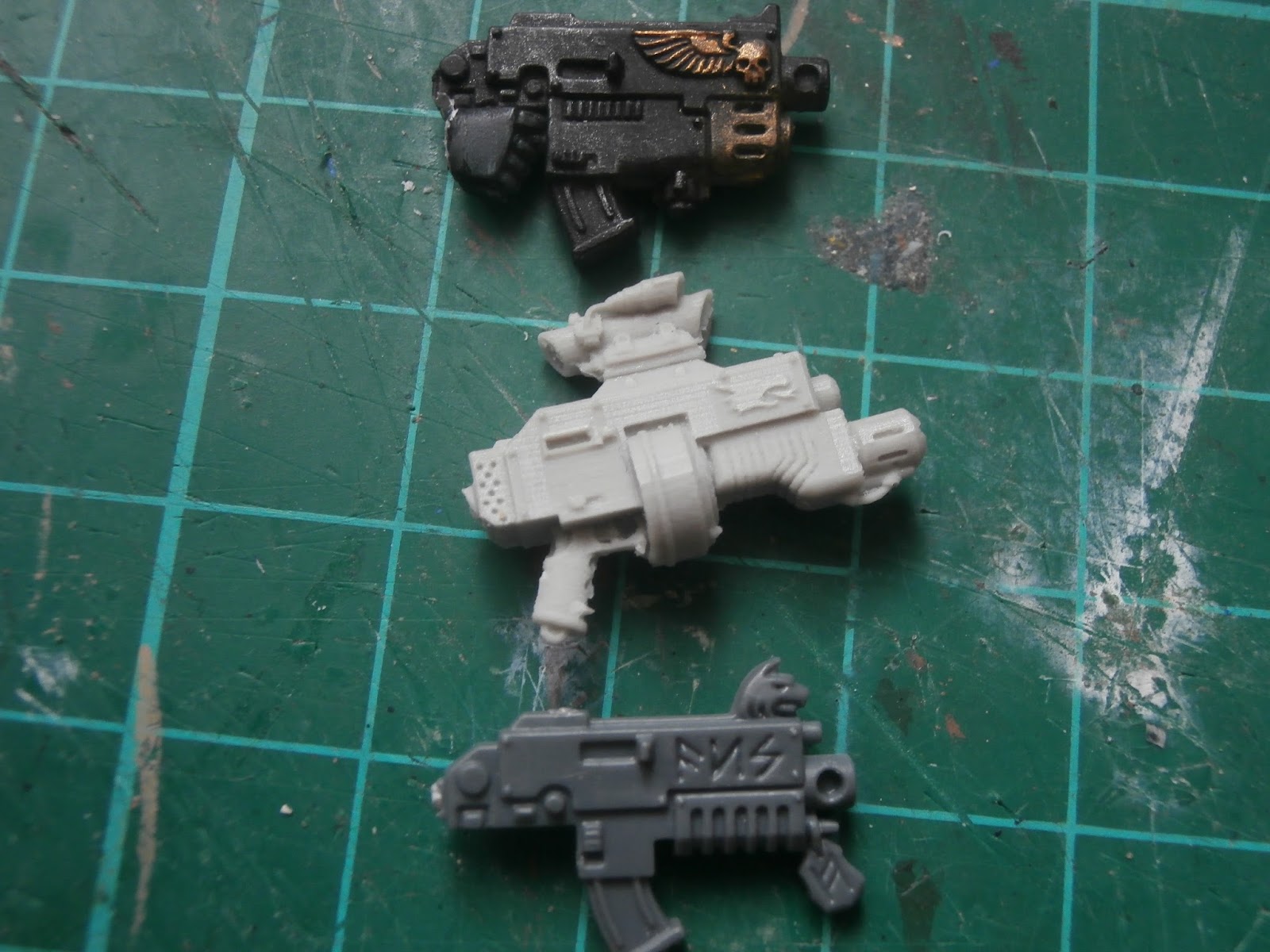 Online fashion store Details about SPACE MARINES Legionary thunder gun ...