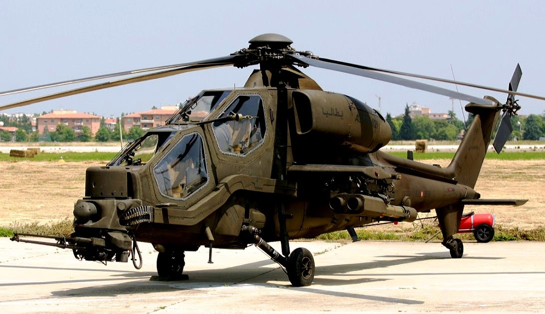 GAMBAR PESAWAT TERBANG: Helikopter tempur A129 Mangusta (Wallpaper 4)