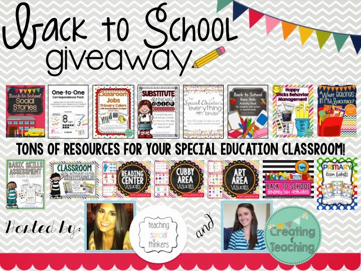 Amazing Back to School Giveaway! - Teaching Special Thinkers