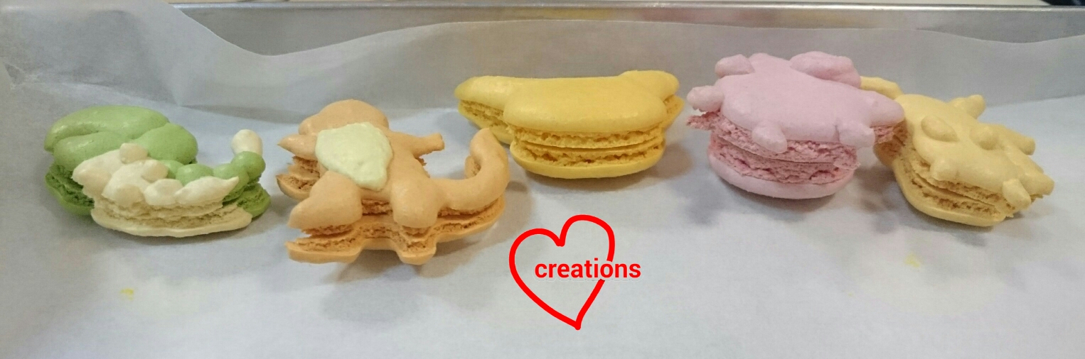 Loving Creations for You: Pokemon Peppermint Dark Chocolate Macarons ...