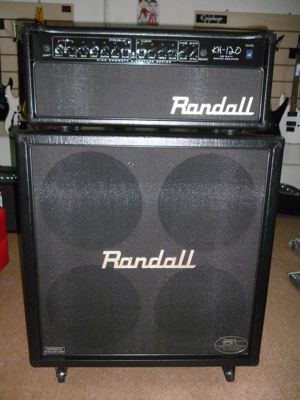 Velocity Music Studio: Randall KH120RHS Halfstack Guitar Amp - 120W