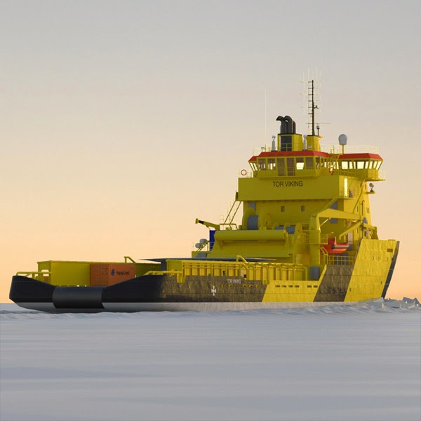3D Custom Modelling: 3D Model Icebreaker Tor Viking