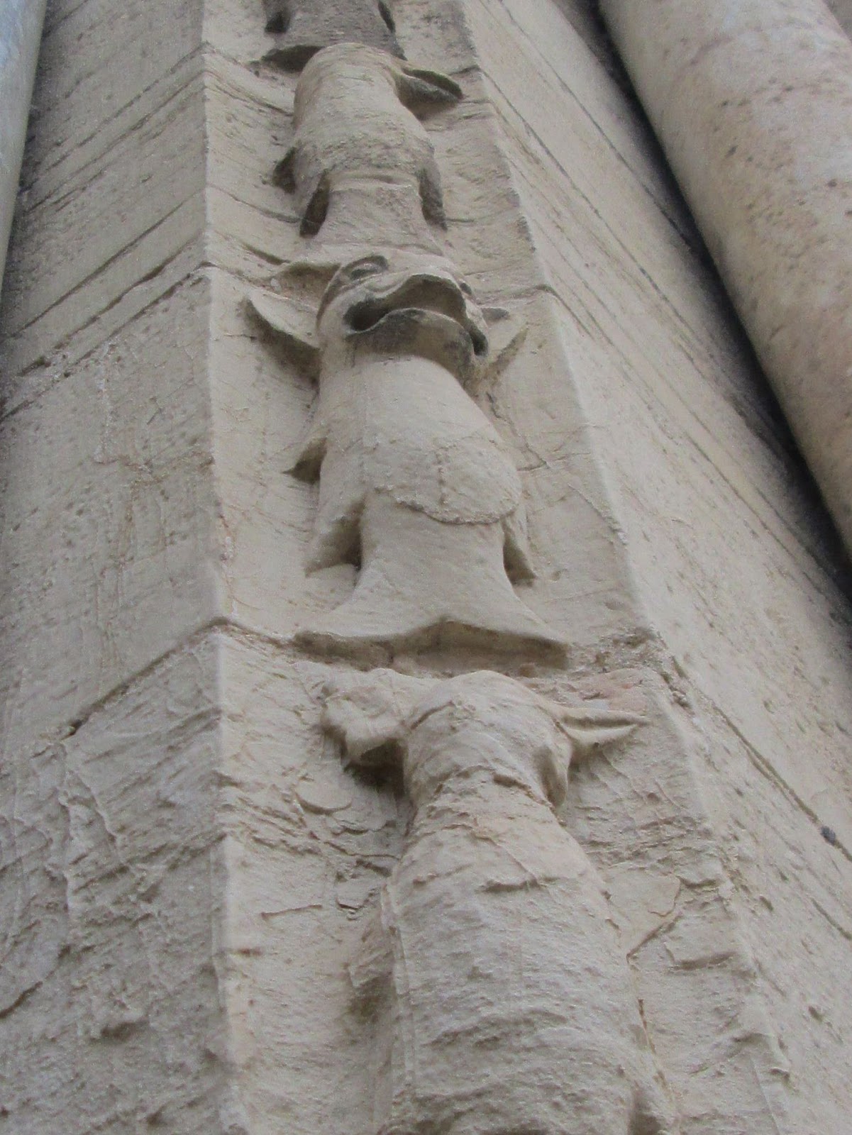 The Rickety Old Farmhouse: The grumpy gargoyle.