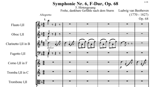 El Mirador Nocturno: Ludwig van Beethoven. Sinfonía Nº 6 en Fa Mayor Op ...