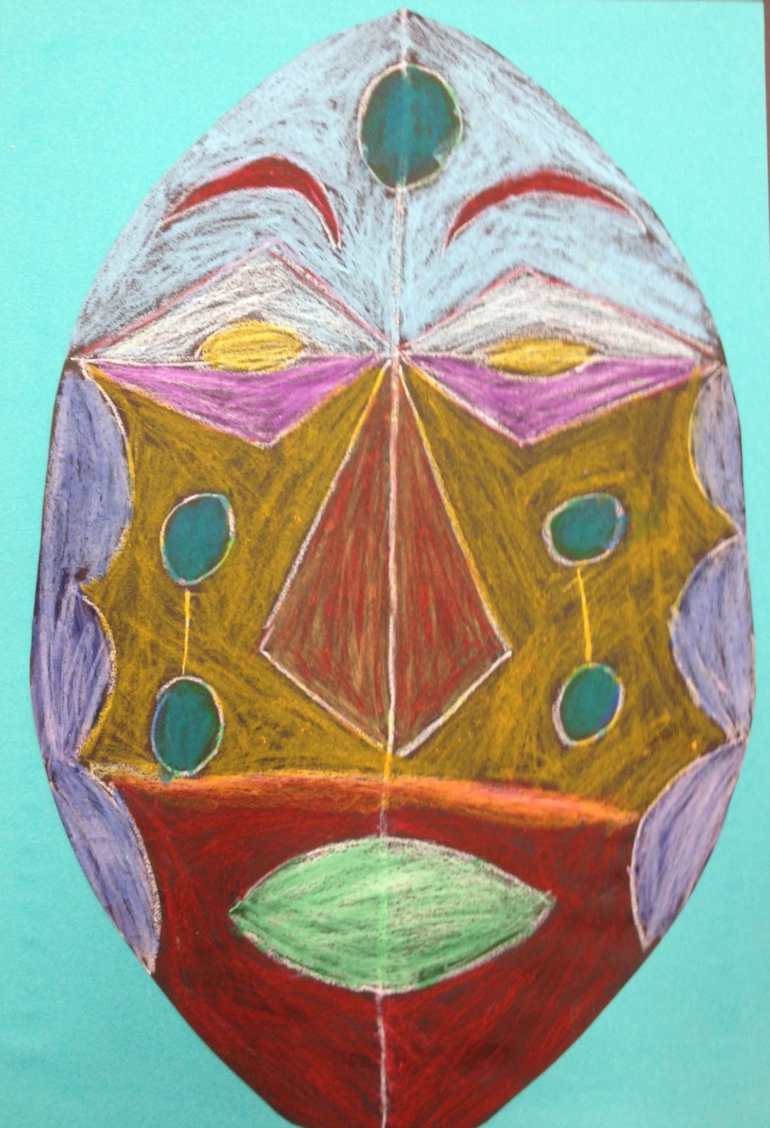 Kids' Art Museum Educator: Symmetrical African Masks
