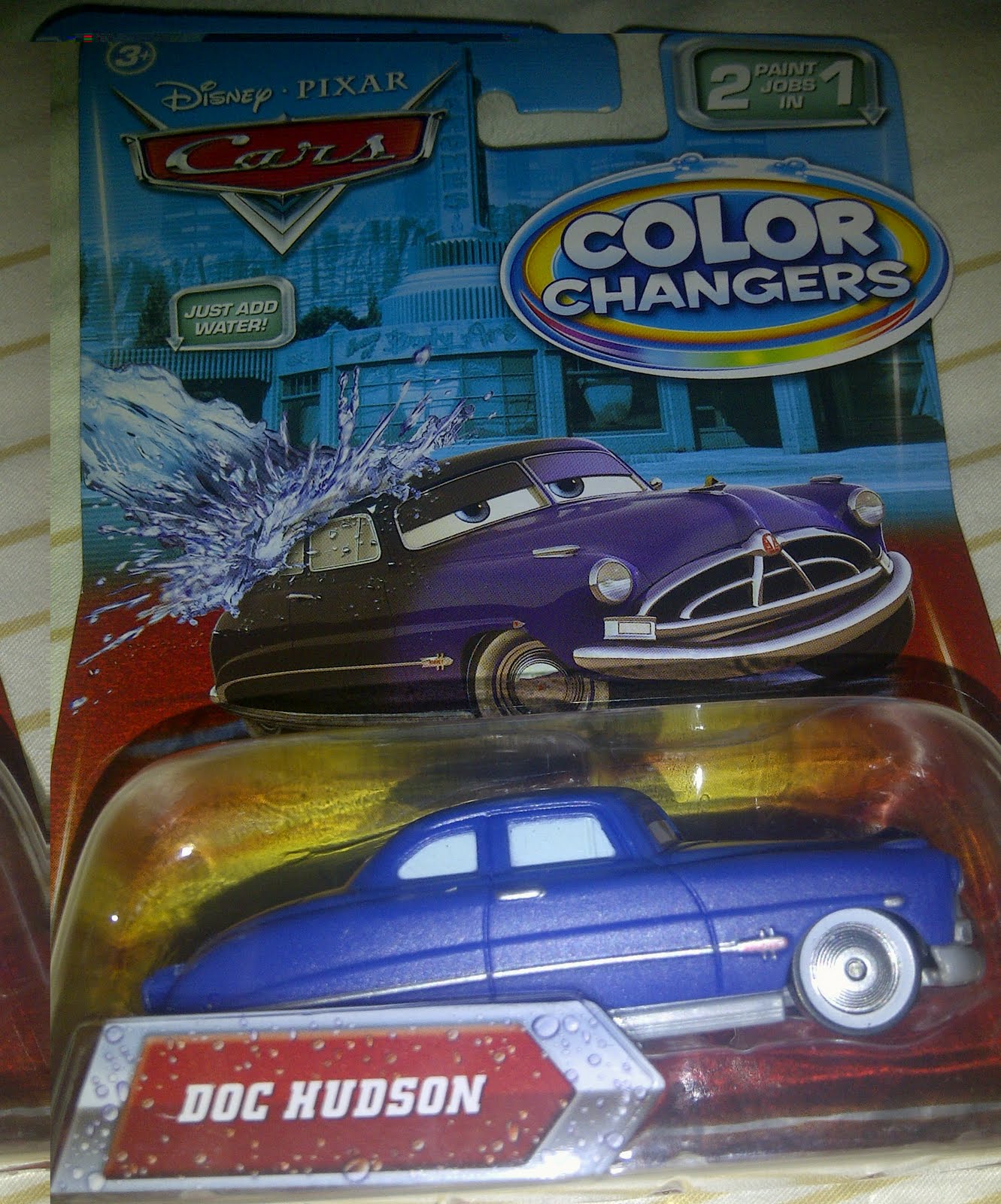 Zul's Toys Mart: Disney Pixar CARS Movie COLOR CHANGER DOC HUDSON