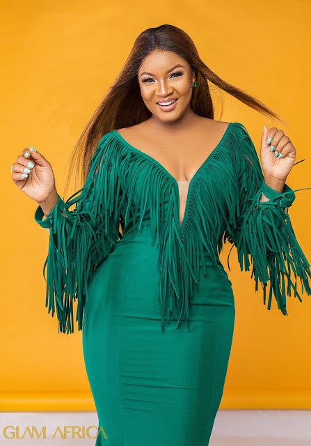 Omotola stuns in new photos for Glam Africa magazine