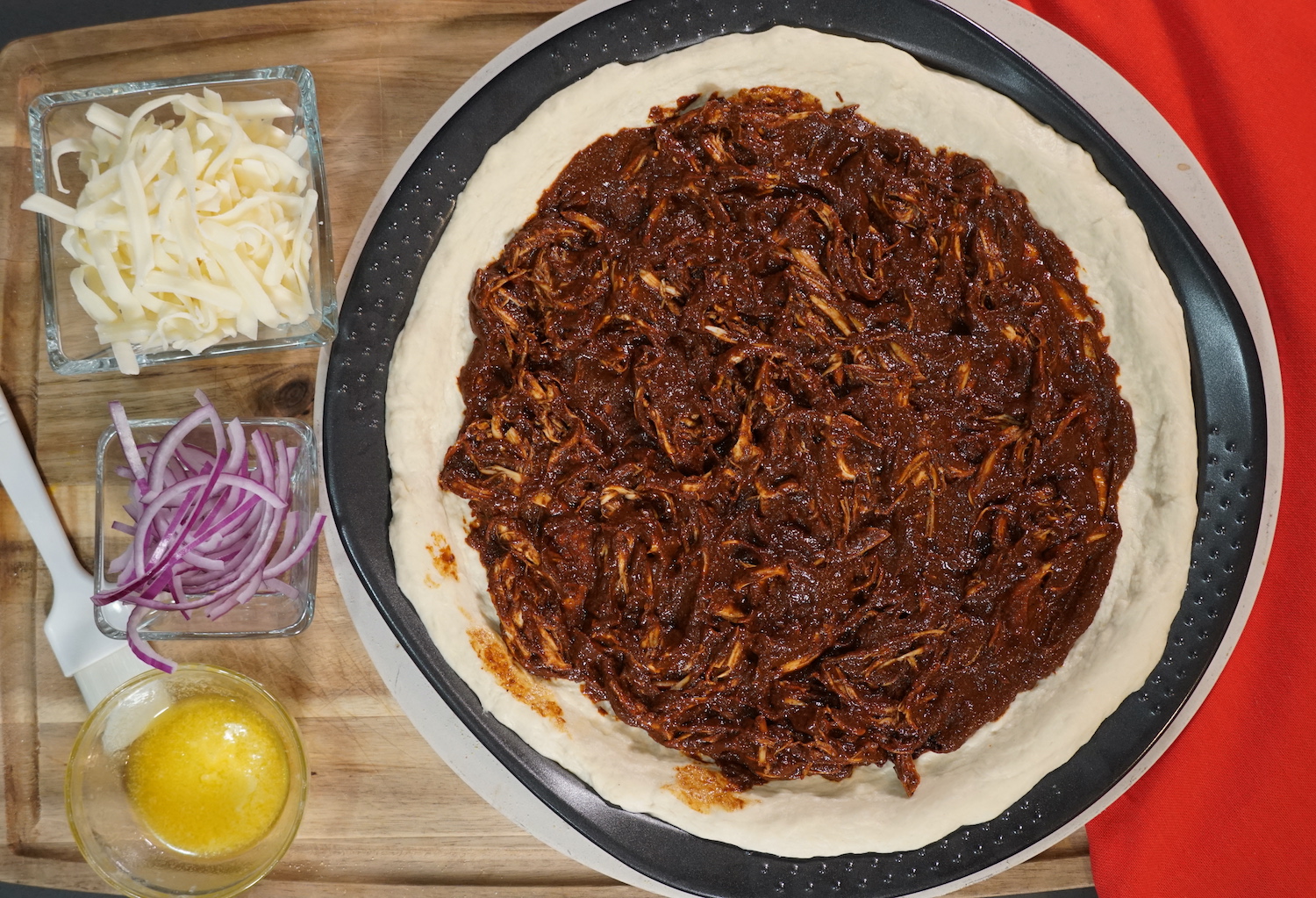 Pizza de Mole - Mi Cocina Rápida