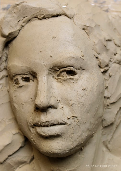Lori Kiplinger Pandy Sculpture: Sculpting the Bas Relief Tutorial part 3