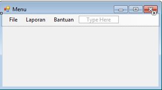 Membuat Menu Bar dan Toolbar