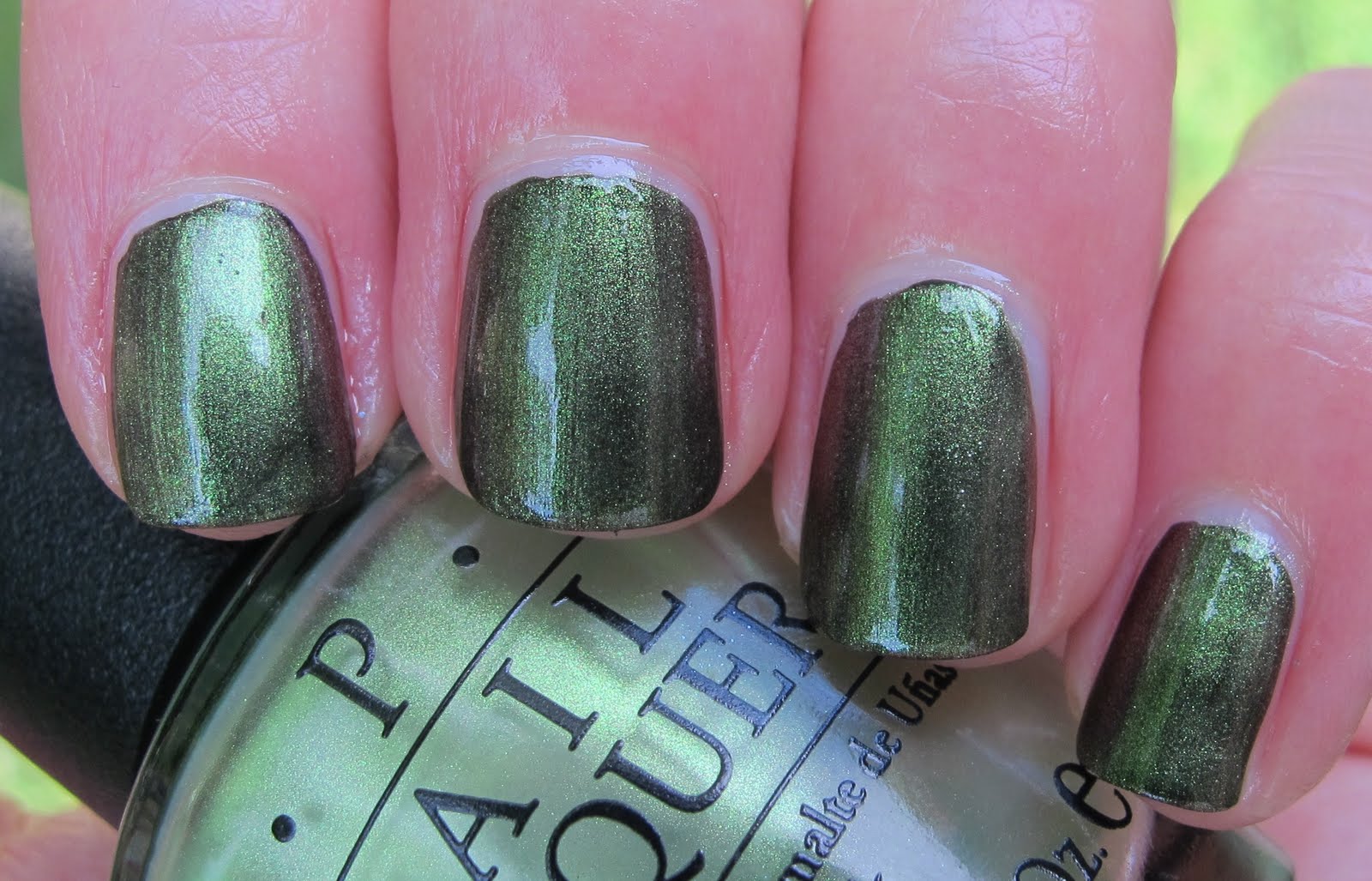 Never Enough Nails: OPI Electric Eel Over Black Rocks My Socks