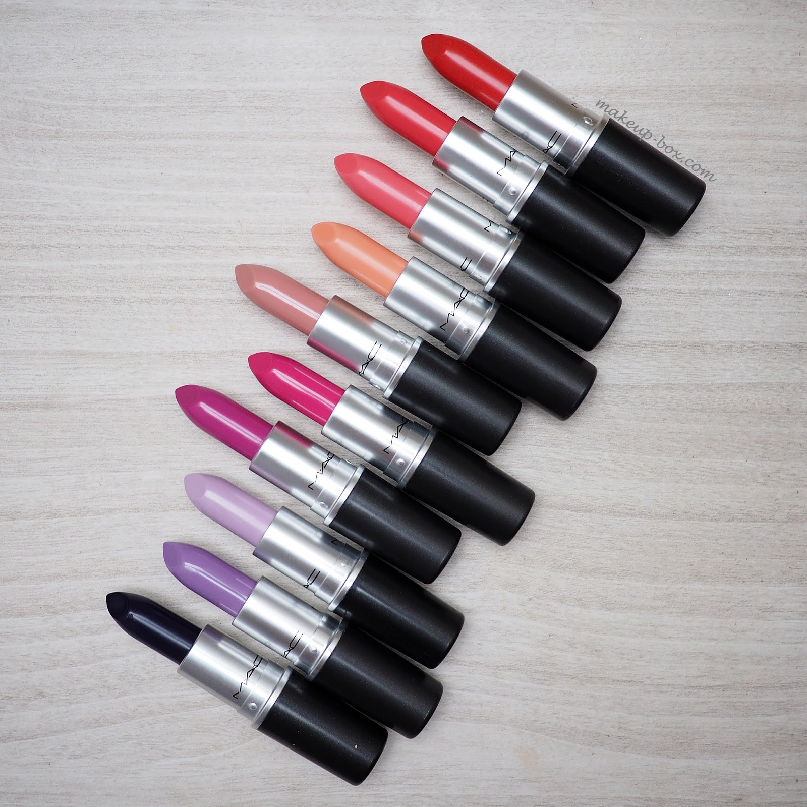 The Makeup Box: MAC Blue Nectar Lipstick Swatches