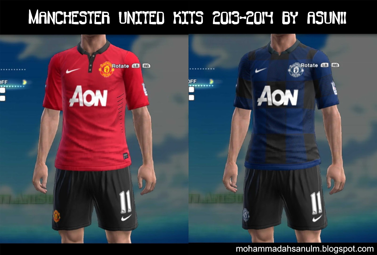 pes-modif: Download Manchester United Kits 13-14 by Asun11