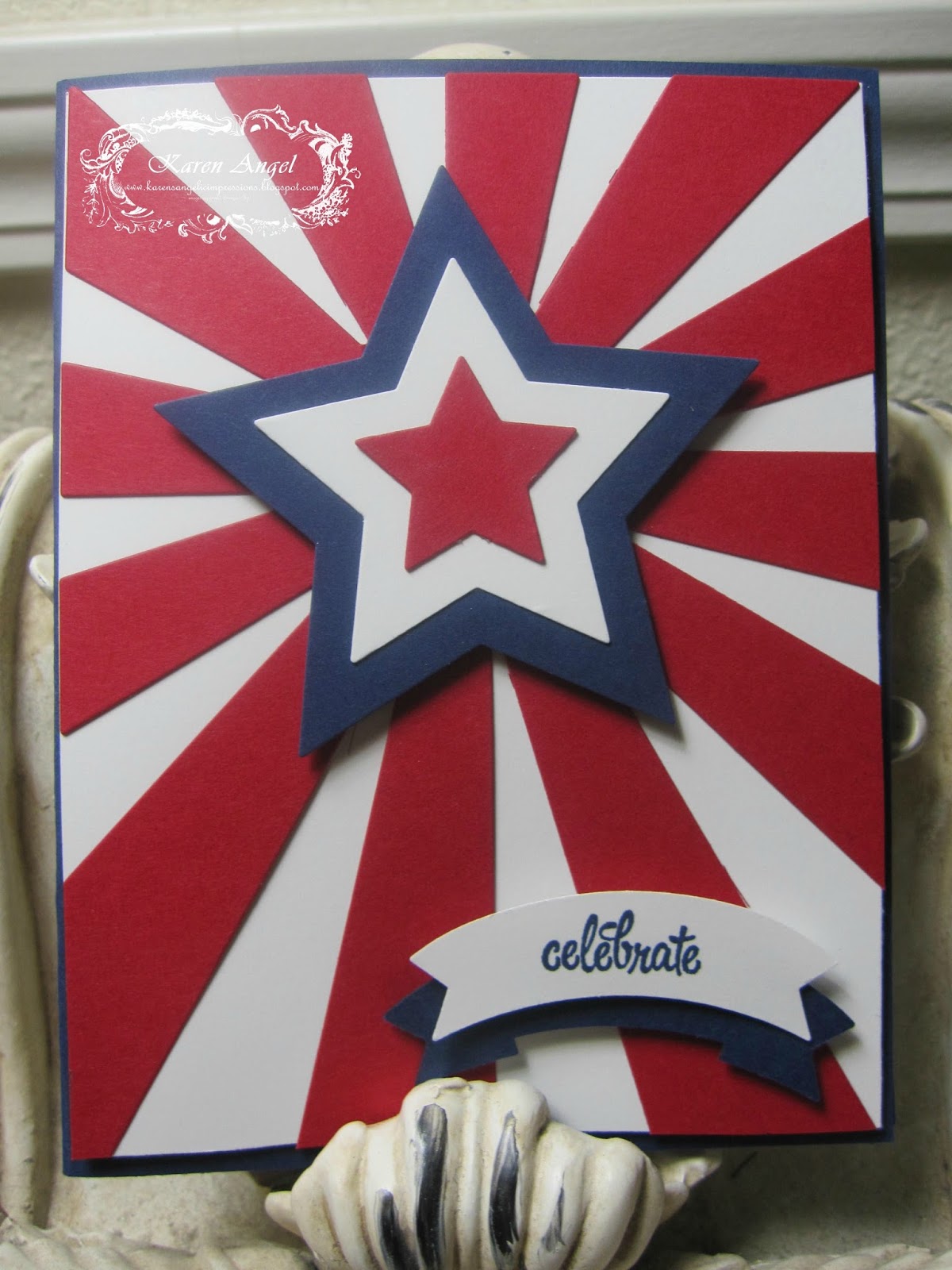 Karen's Angelic Impressions: Monday June 27th Stamp with Karen Cards ...