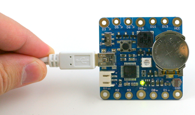 SquareWear 2.0: Wearable Arduino - Microcontroller Project Circuit