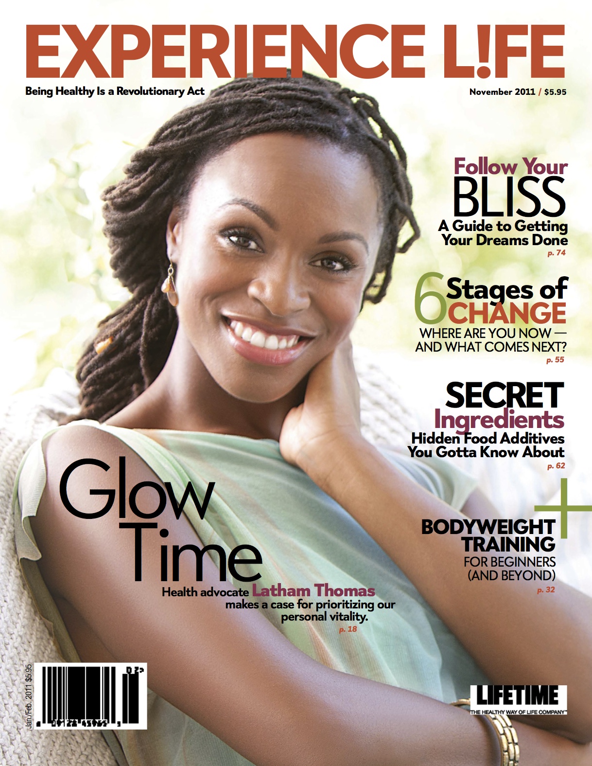 Tender Shoots Wellness: Latham's Cover for Experience Life Magazine