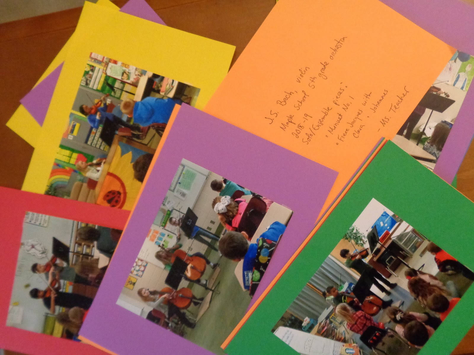 Teaching Elementary Orchestra : End-of-Year Photo Gift