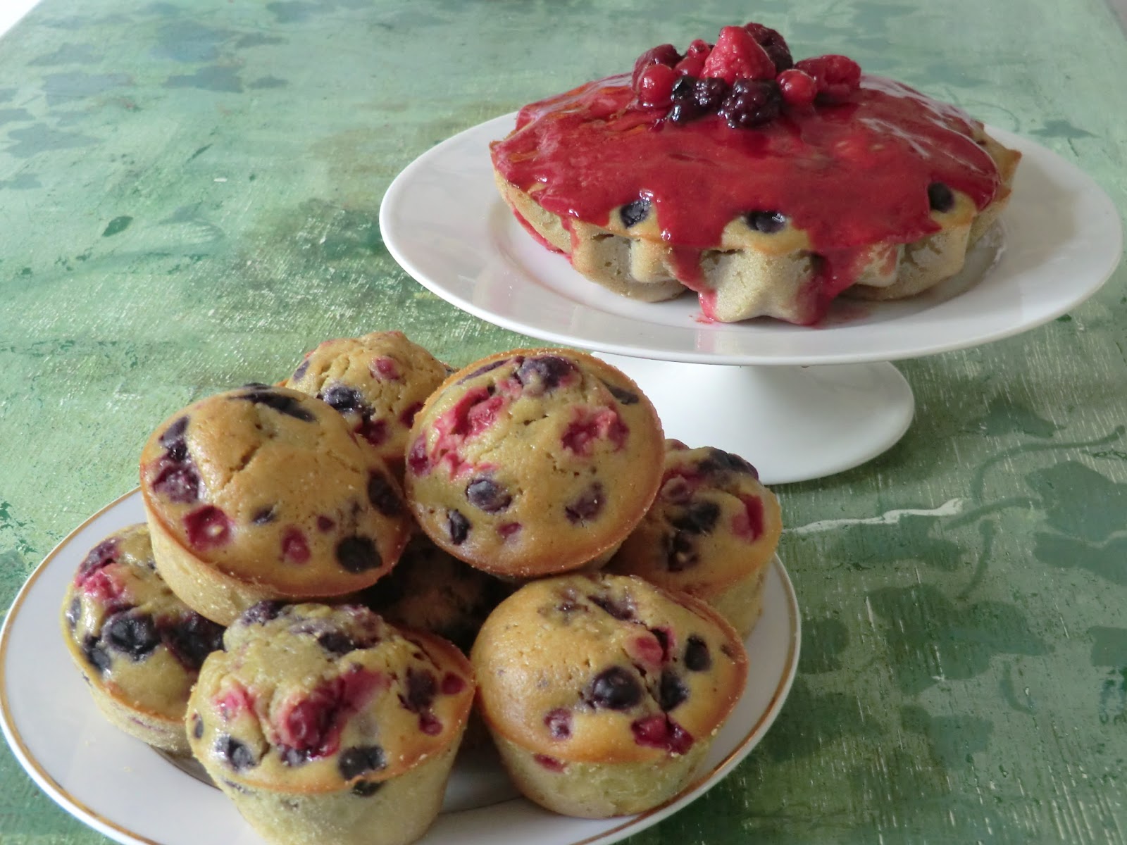 Muffins aux fruits rouges sans gluten et sans lactose - Ma petite ...