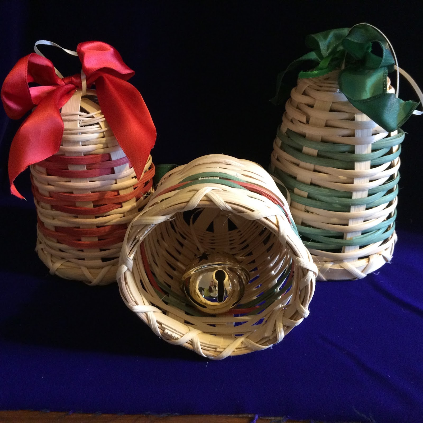 Baskets and more......: Woven Reed Ornaments