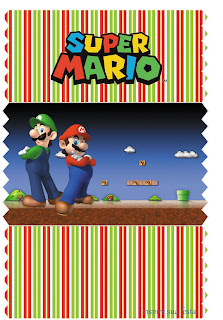 Super Mario Bros Party: Free Printables Candy Bar Labels and Toppers ...