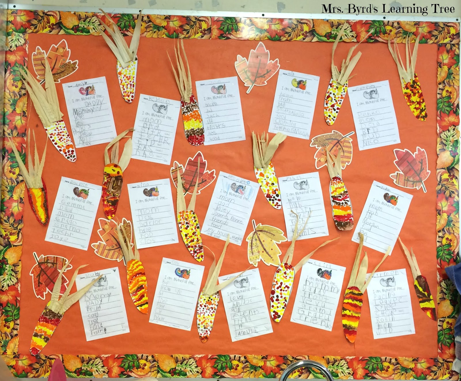 Mrs. Byrd's Learning Tree: Happy Thanksgiving!