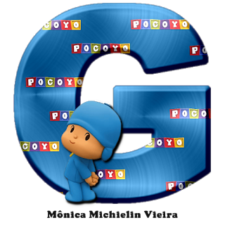 Letras de Pocoyo. Pocoyo Letters. - Oh my Alfabetos!