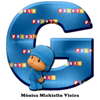 Letras de Pocoyo. Pocoyo Letters. - Oh my Alfabetos!