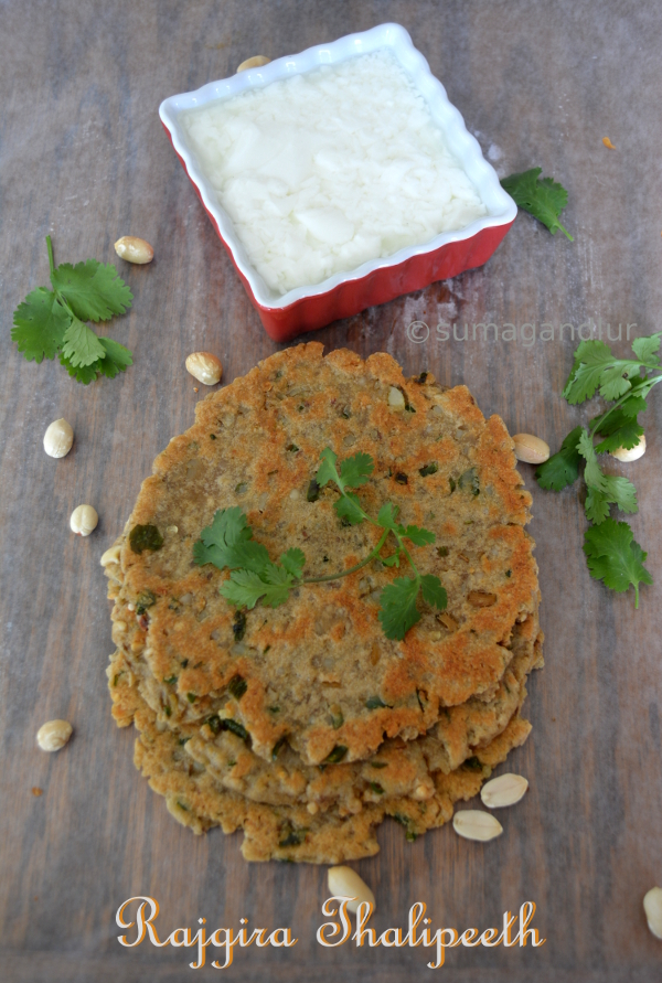 Veggie Platter: Rajgira Thalipeeth / Upvaas Thalipeeth / Amaranth Flour ...