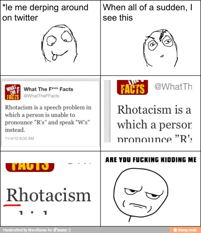 Apa itu Rhotacism? ~ Nona Rhotacism