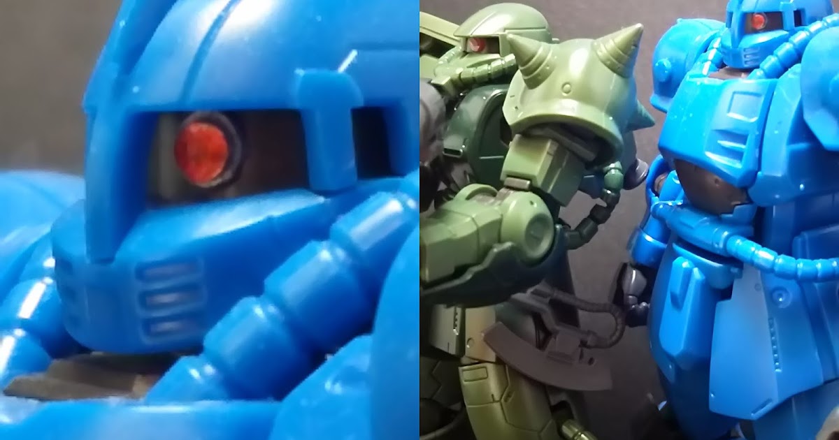 GUNPLA-Linux: HGザクII C型C-5型 モノアイ自作