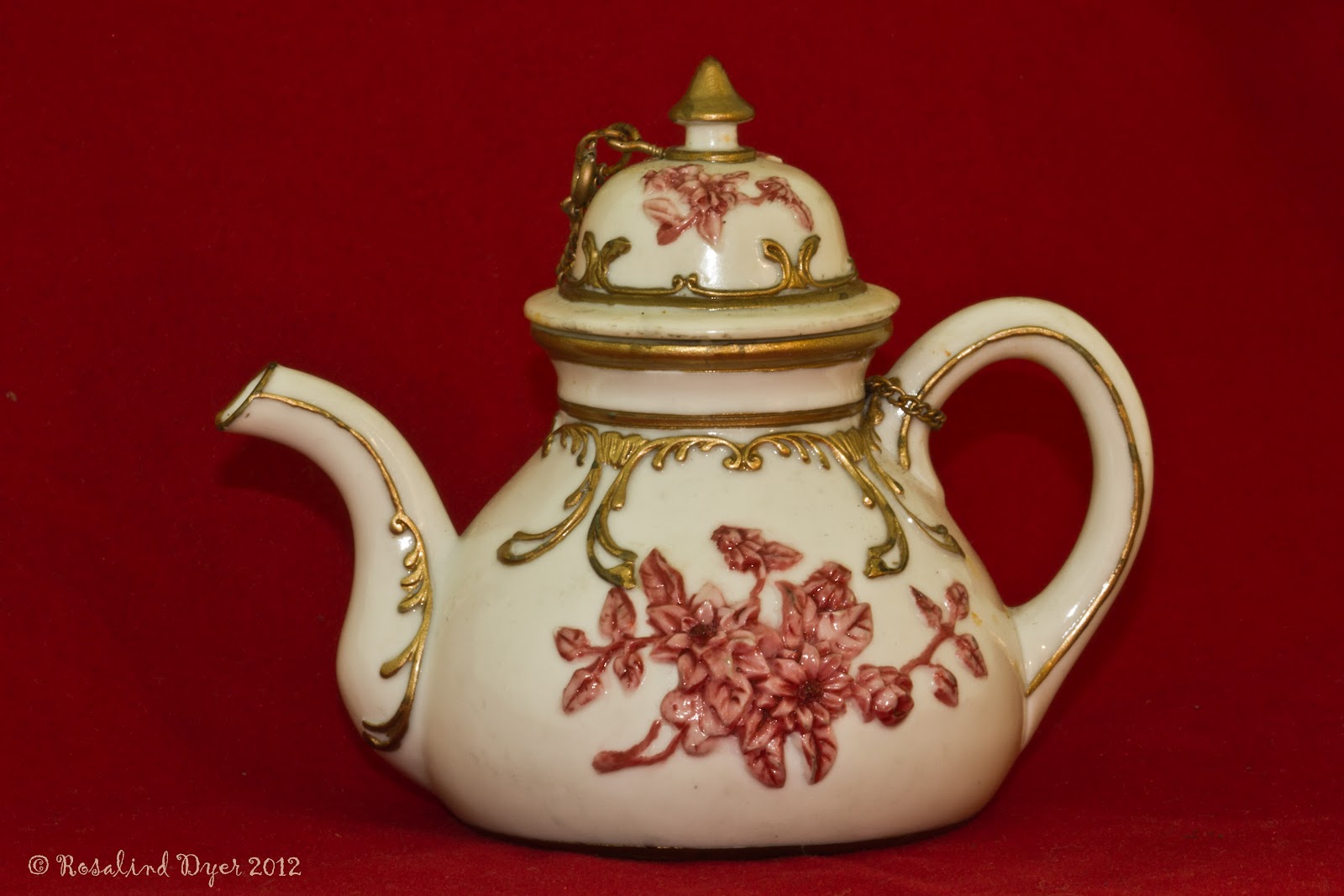 366 days by monthy themes: day 41, 10 th Feb Pink flowers on a teapot