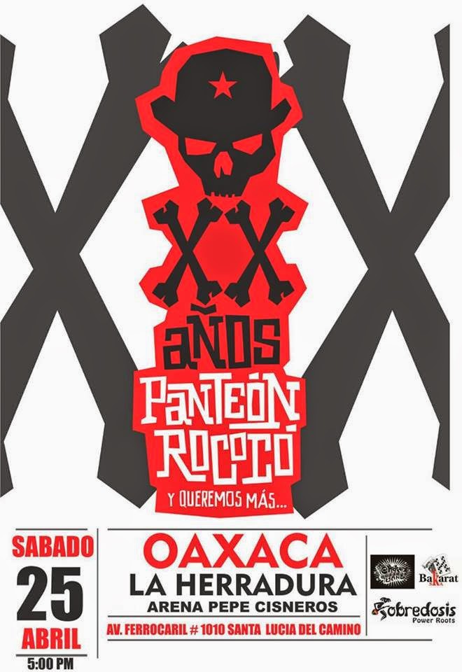 Concierto de Panteón Rococo en Oaxaca, Abril 2015 - Vive Oaxaca