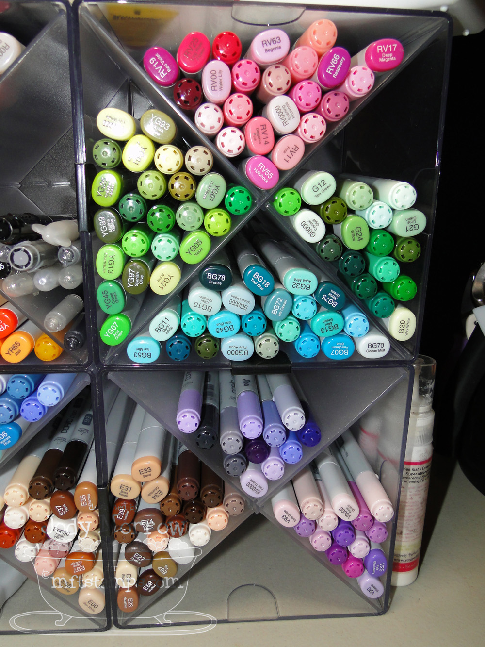 Confessions of a Ribbon Addict: Copic Markers: Organization, Storage ...