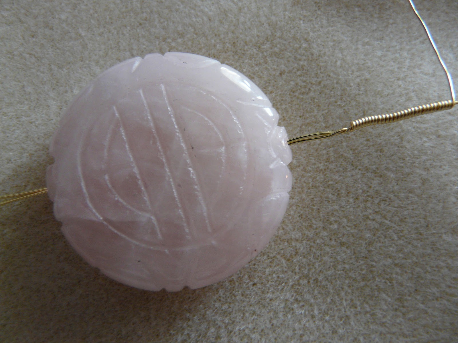 The Practical Beader: How to Make a Bail for a Top to Bottom/Straight ...