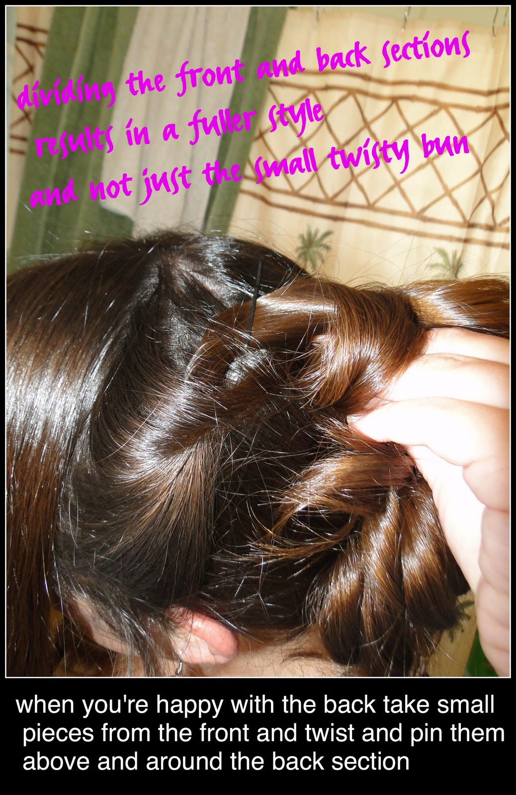 Raising 4 Princesses: upsy daisy updo tutorial