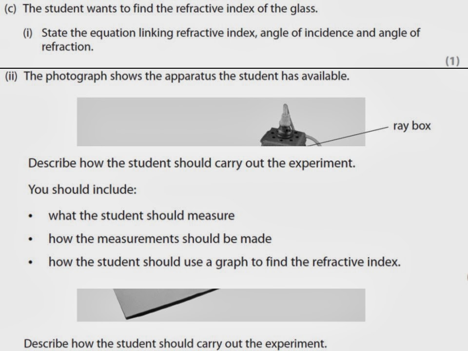iGCSE Physics: Snell's Law