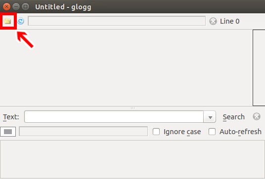Ubuntu glogg その1 - ログビューワーの紹介・ログファイルを開く・ログ画面のUI構成 - kledgeb