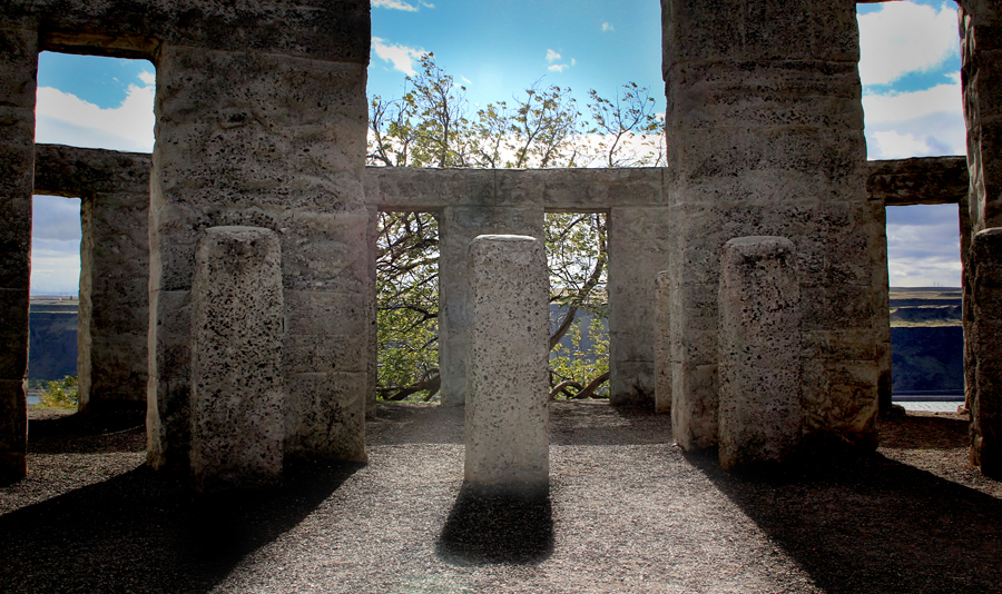 Out of His Mind's Eye: Stonehenge, high above the Columbia River...