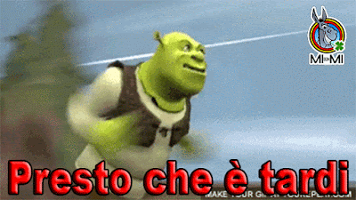 ...puntate la sveglia e mettete la scarpe ai piedi...