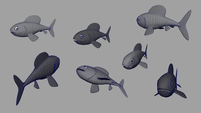 Noëlie Delesse: Modélisation 3D, le poisson