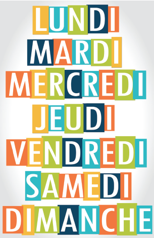 Le français avec Gloria: Jours de la semaine et mois de l'année
