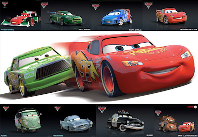 Jual Stiker Dinding: Wall Sticker Cars2 Disney