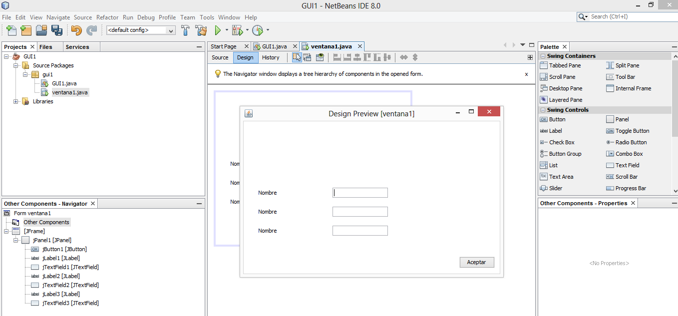 Códigos Tip: Interfaz gráfica en Java-Netbeans Parte 3