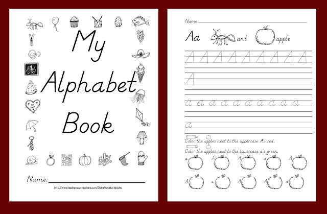 Amelia's Teacher Boutique: ABC Handwriting Books and Morning Worksheets