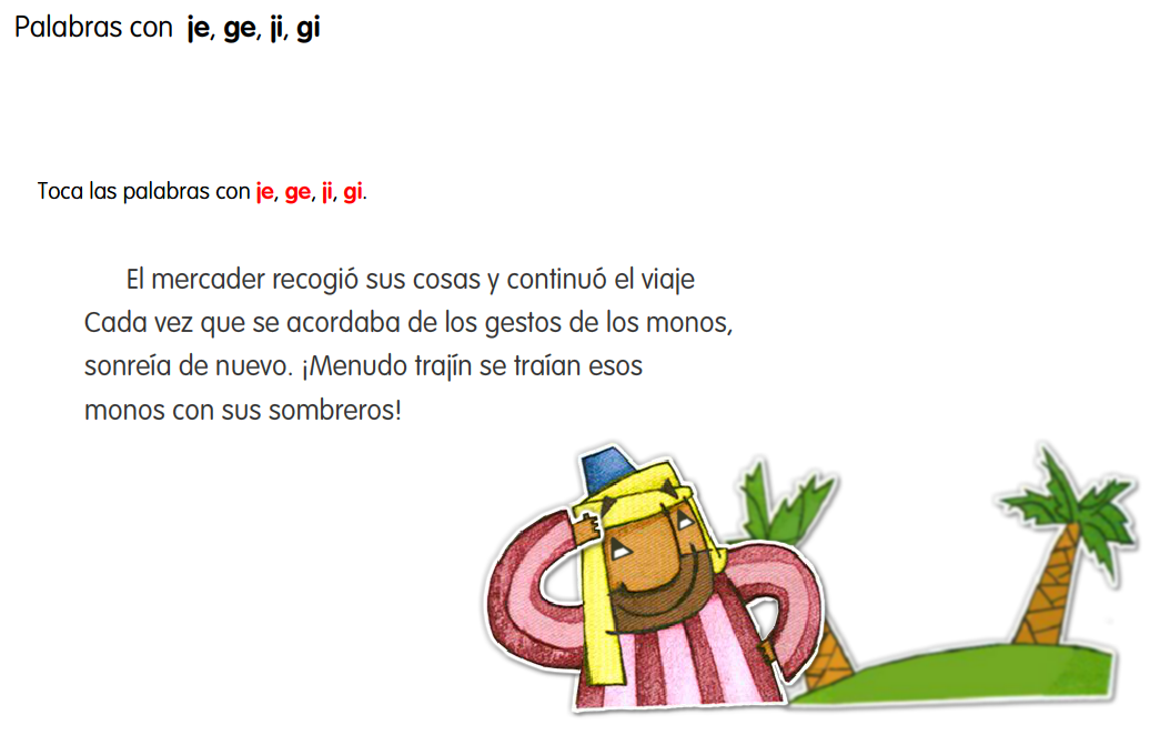 Aula de Recursos – Adrian Joviero Palabras con g, ga, go, gu, gue, gui ...