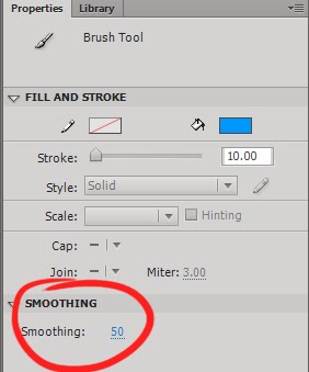 ADOBE FOR ANIMATORS: Flash Drawing: The Brush Tool