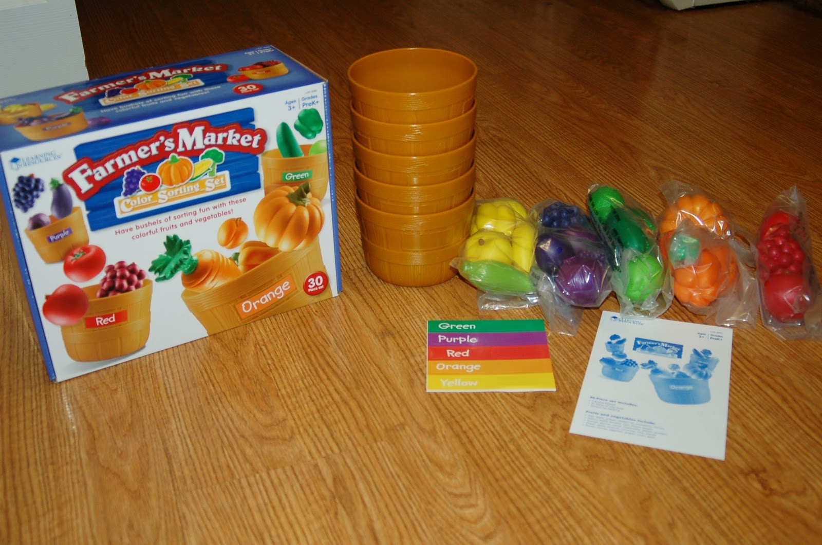 Farmer's Market Color Sorting Set by Learning Resources Review