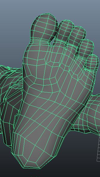 topology of leg human 3d - modelling, texturing, rendering, animation ...
