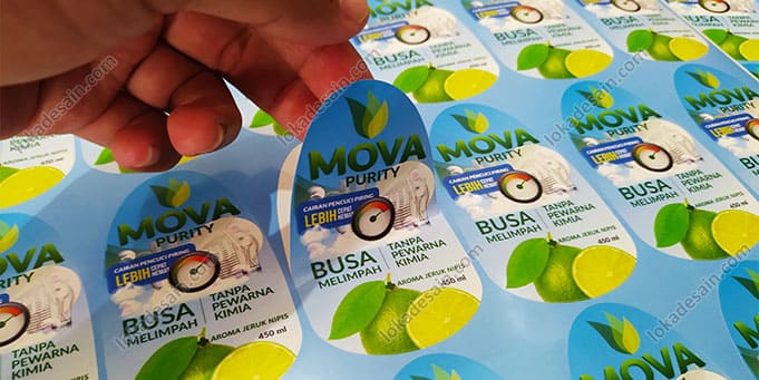 Percetakan Stiker, Cutting Sticker Label Mulai Rp.100,-/pcs*