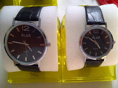 Jam Tangan Couple/ Pasangan - ALBA - Kulit Sintetis | PUSAT JAM JAKARTA